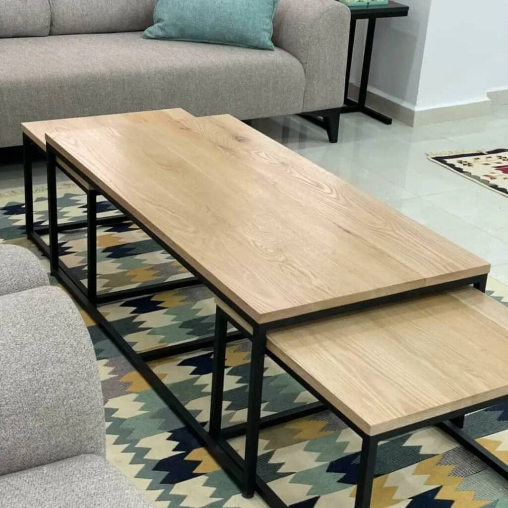 Table basse MASSIVA TRIO – MADAZ CRÉATION